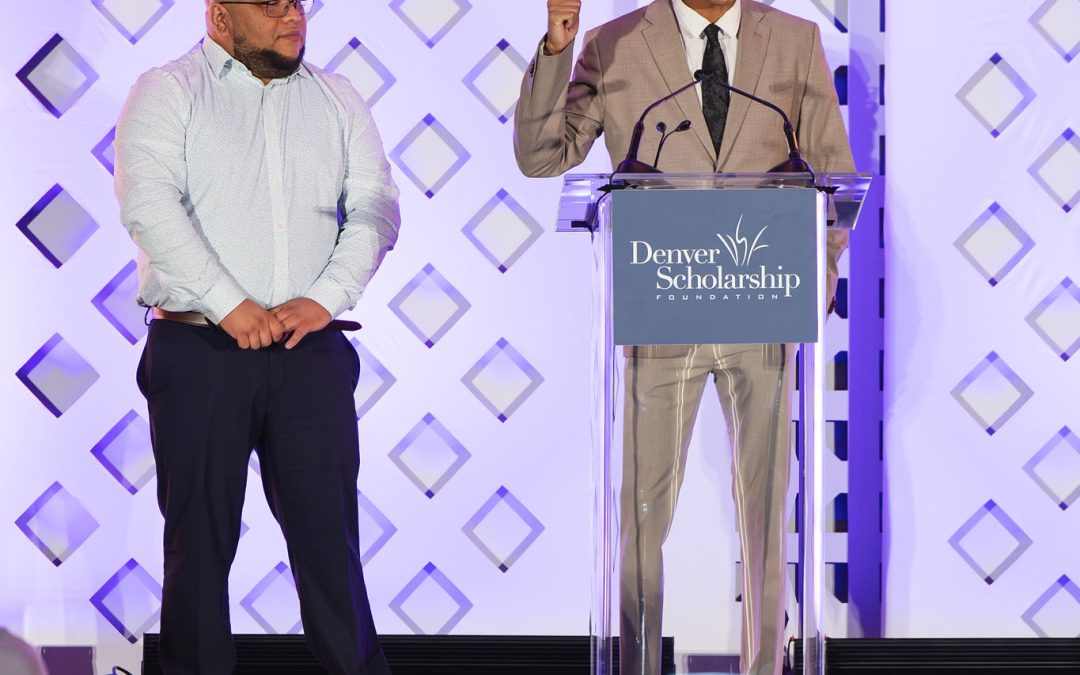 DSF Alumni Jesus Torrones-Pulido (left) and DSF Scholar Michael Borne ...