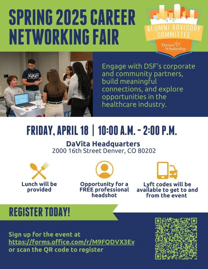Spring Career Networking Fair | Denver Scholarship Foundation